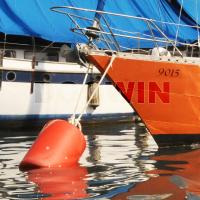 China Polyurethane Skin Chain Support Buoy with Closed Cell Foam Core and 10 Year Lifespan for sale