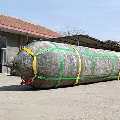 China No Leakage Marine Salvage Airbags Cylindrical Ship launching Rubber Air Bags for sale
