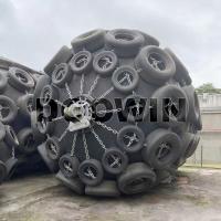 China Yokohama Ship Fenders 0.5m - 4.5m Inflatable Marine Fenders with Aircraft Tires Net for sale