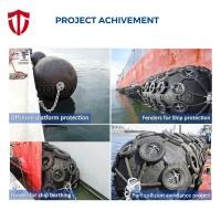 China ISO17357 Standard 3.3m X 6.5m Pneumatic Ship Fenders Yokohama Pneumatic Rubber Fender for sale