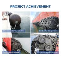 China High Elasticity Properties Marine Supplies Boat Fender Pneumatic Rubber Marine Fenders for sale