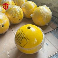 China Unsinkable Boat Spherical Mooring Buoy Single Point Foam Filled Buoys for sale