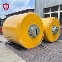 China Abrasion Resistant Polyurethane Covering Chain Support Buoy with 10 Year Lifespan and Closed Cell Foam Core for sale