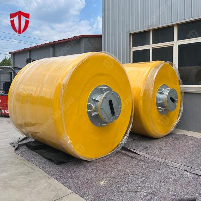 China Abrasion Resistance Polyurethane Covering Marine Chain Support Buoy Sailboat Anchor Mooring Buoy for sale