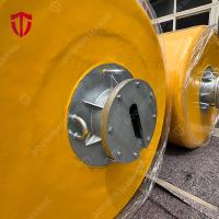China Abrasion Resistant Polyurethane Covering Chain Support Buoy with 10 Year Lifespan and Closed Cell Foam Core for sale
