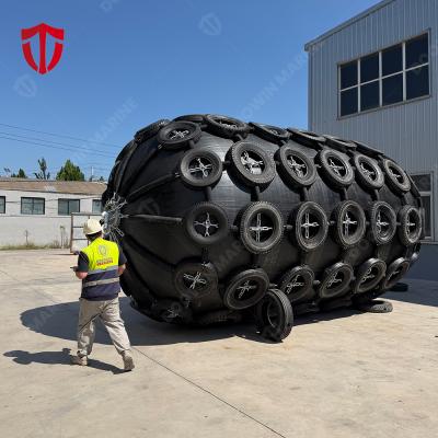 China Marine Rubber Fender CTN / Sling Type High Energy Absorption Yokohama Floating Fenders for sale