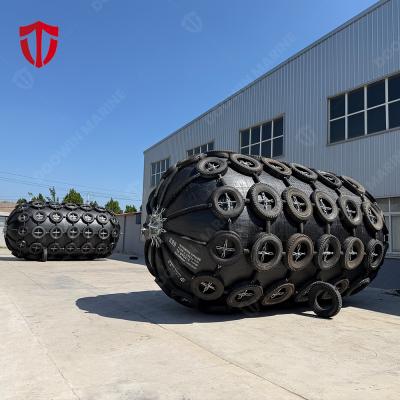 China ISO17357 Standard 3.3m X 6.5m Pneumatic Ship Fenders Yokohama Pneumatic Rubber Fender for sale