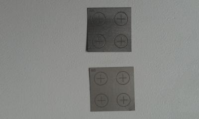 China Test shim of magnetic particle inspection test shim QQI for sale