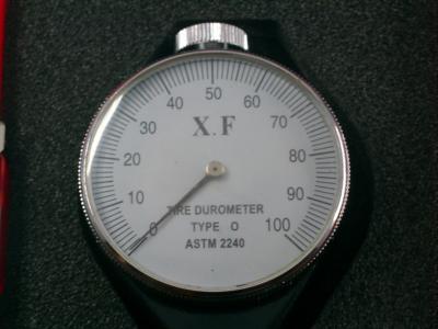 China Hight quality ASTM D2240 2.5mm 0 - 100 Shore Durometer HS-O for sale