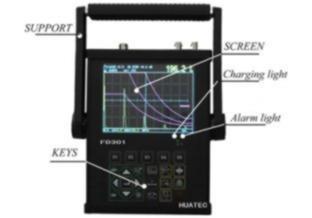 China DAC AVG & B scan Dual 4A Ultrasonic Flaw Detector FD301 for Gate and DAC alarm for sale