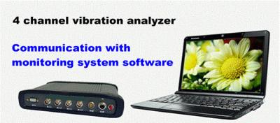 China Handheld Vibration Meter Vibration Data Collector HG605 With 1100g Weight for sale