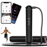 China APP Adjustable Wireless Jump Rope Exercise Rope Fitness Gym Equipment for sale