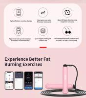 China New Style Gym Fitness APP 3M Smart Counting Digital Adjustable Jump Rope for sale