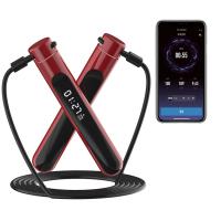 China Plastic Luminous Cross Fit Drag Gear Electric Weighted Jump Rope for sale