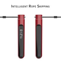 China Plastic Luminous Cross Fit Drag Gear Electric Weighted Jump Rope for sale