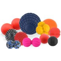 China Round Gym Multi-Functional Home Equipment Spiked Fitness Accessories Yoga Massage Ball for sale