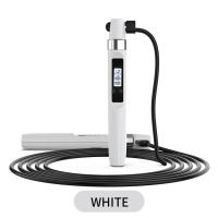 China Fitness Equipment App Customized Logo Steel Wire Jump Rope Skipping Rope for sale