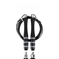 China Custom Made Speed ​​Wire Stainless Steel Jump Rope With Aluminum Handle for sale