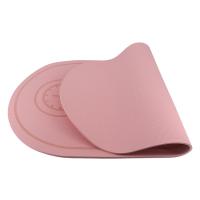 China Urich EG0195 Pink TPE Skipping Pad 140CM Non Slip Aerobics Jump Rope Mat for sale