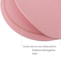 China Urich EG0195 Pink TPE Skipping Pad 140CM Non Slip Aerobics Jump Rope Mat for sale