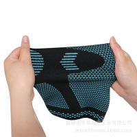 China Custom Spandex Silicone Gel Spring Logo Band Compression Anti-Slip Knee Pads for sale