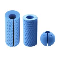 China Colorful Silica Gel Barbell Grips Dumbbell Grips - Foam Strength Training Adapter for sale