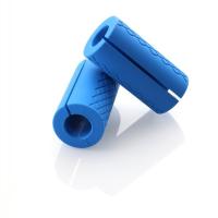 China Embossed Foam Barbell Grips for Strength Training with Anti Slip Silica Gel Dumbbell Grips for sale