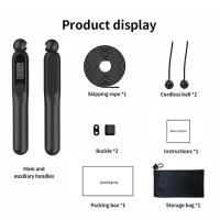 China Replaceable Rope Burning Fat Sports Professional Smart Electronic Counting Jump Rope Non-Bluetooth for sale