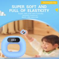 China Multi-Functional Fitness Grip Training Finger Strength Grip Wrist Strength Electronic Counting Ring Rechargeable for sale