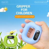 China Multi-Functional Fitness Grip Training Finger Strength Grip Wrist Strength Electronic Counting Ring Rechargeable for sale