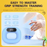China Multi-Functional Fitness Grip Training Finger Strength Grip Wrist Strength Electronic Counting Ring Rechargeable for sale