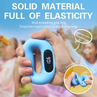 China Multi-Functional Fitness Grip Training Finger Strength Grip Wrist Strength Electronic Counting Ring Rechargeable for sale