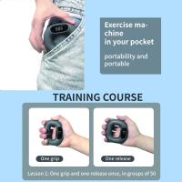 China Grip Ring Silicone Counting Hand Rehabilitation Training Finger Strength Flexible Exercise Grip Ball for sale