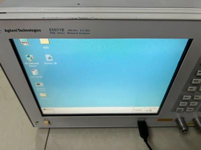 China Agilent E5071B 8.5 GHz ENA Rf Vector Network Analyzer VNA Used for sale
