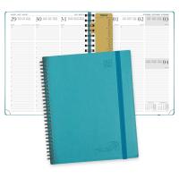 China Custom Turquoise Soft Cover Weekly Planner Jul. 2023 To Jun. 2023 for sale