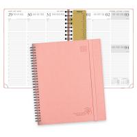 China Ivory Paper 100GSM Custom Academic Planner Wirebound Appearance for sale