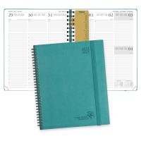China Donau Blue Weekly Planner 8.5x10.5 Inch Vertical Hourly Schedule 14 Month for sale