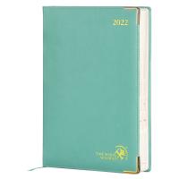 China Customizable Academic Planner Black PU Leather Hard Cover 8.27x9.84 Inch Daily Weekly Vertical Layout for sale