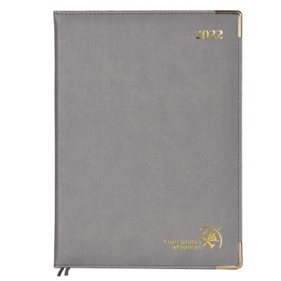 China Daily Plan In Grey With Monthly Tabs And Hourly Schedules for sale