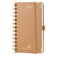 China Poprun 80GSM Custom Academic Planner Wirebound 2 Colored Inner Page 6.75x4.2 Inch for sale