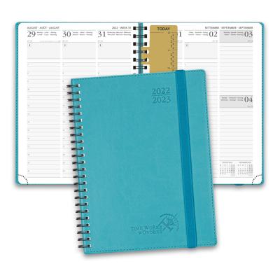 China FSC Turquoise Academic Weekly Planner 2023 80GSM Eco Friendly Paper for sale