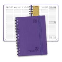 China 16-Month Weekly Planner 2023-2024 Purple 8.75x6.5 Inch FSC Paper for sale