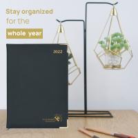 China A5 365 Days Daily Planner 100GSM Paper with Metal Corner Protectors for sale
