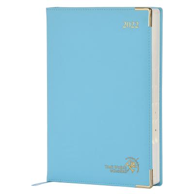 China Light Blue A5 Size Academic Daily Planner With Indented Monthly Tabs for sale