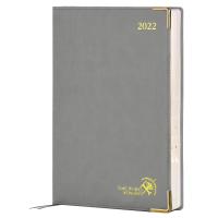 China A5 PU Hardcover Daily Planner 2023 12 Month One Page Per Day with Medal Protected Edges for sale