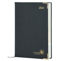 China A5 365 Days Daily Planner 100GSM Paper with Metal Corner Protectors for sale