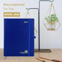 China Vegan Leatherette Weekly Monthly Daily Planner 80GSM Ivory Paper A5 for sale