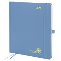 China 12-Month Academic Planner Jul 2023-Jun 2024 Hourly Schedule Monthly Tabs Light Blue 8.5x11 for sale