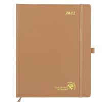 China Leatherette PU Student Weekly Planner With 30 Minute Intervals Agenda for sale