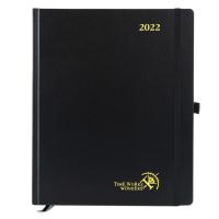China ODM Black Weekly Planner 2023 10.5x8.5 Inch Hourly Intervals Academic Agenda for sale